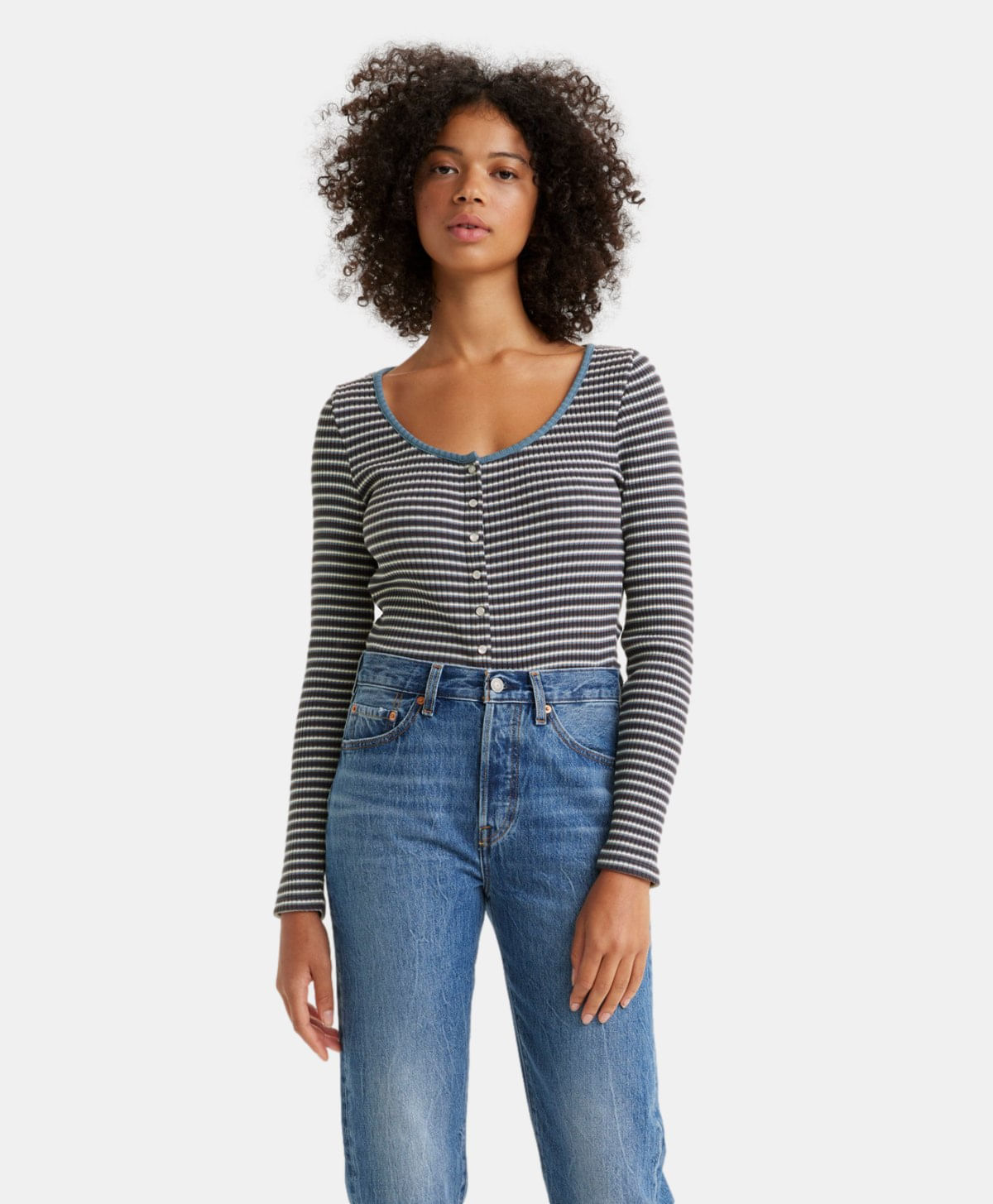 Polera Mujer Levi's Britt Snap Front Top A4759-0002 | LEVIS