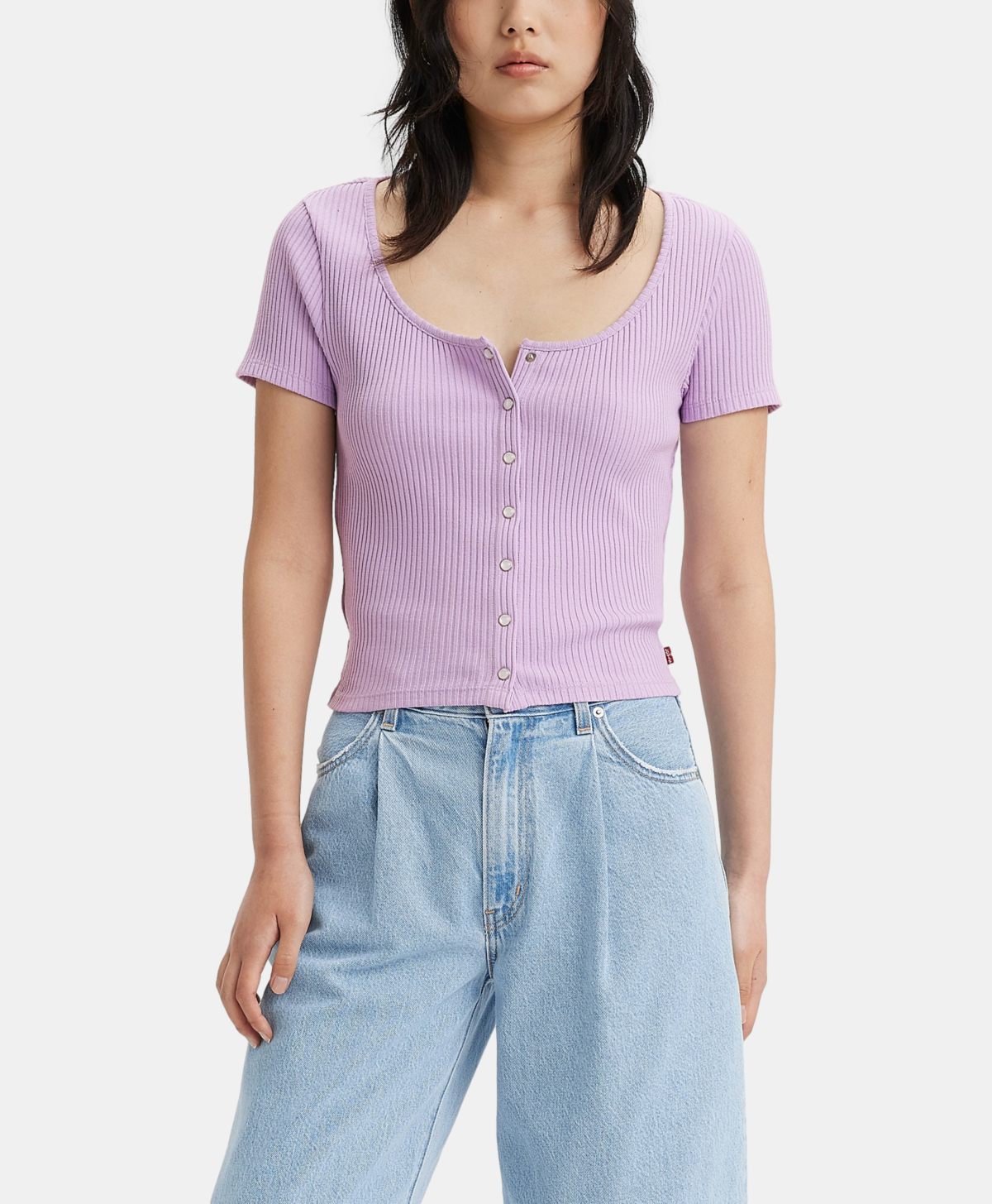 Polera Mujer Levi's SS Britt Snap Front Top A4784-0008 |LEVIS